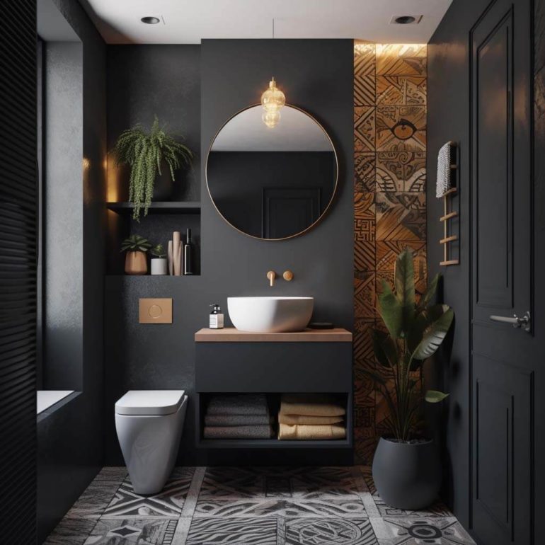 Wohnung in dunklen Farben einrichten • My Tiny Home