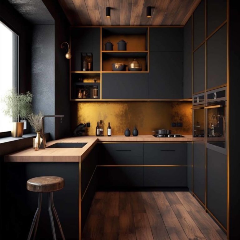 Wohnung in dunklen Farben einrichten • My Tiny Home