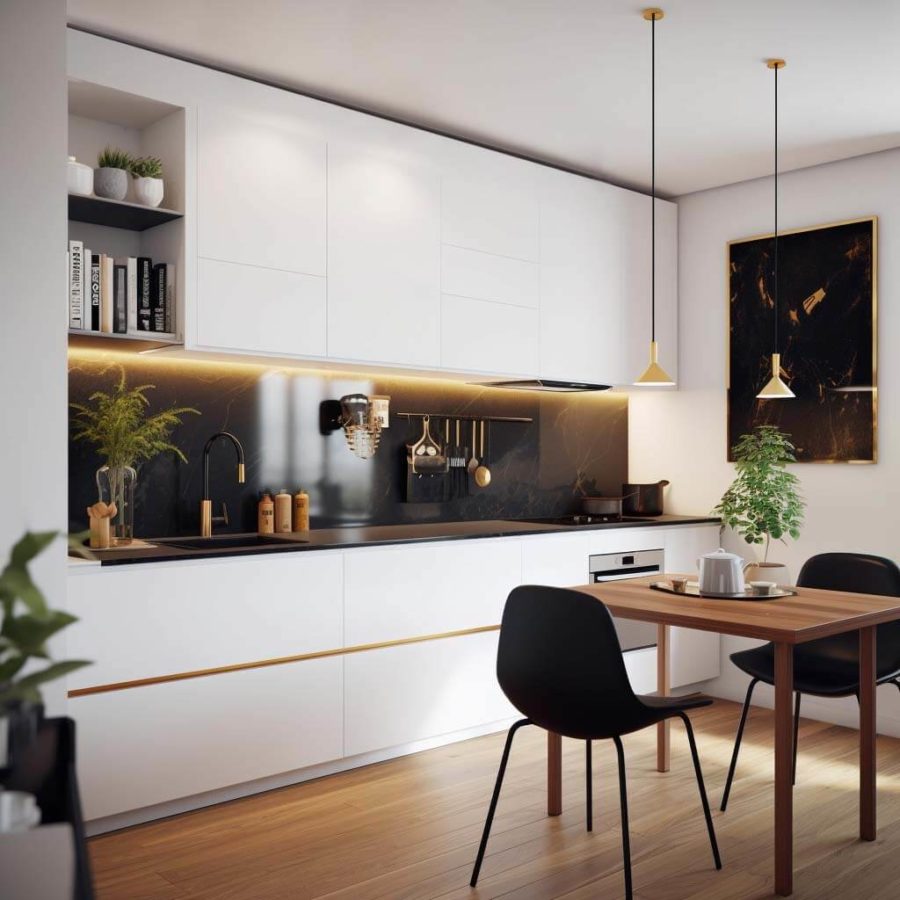 Wohnung in dunklen Farben einrichten • My Tiny Home